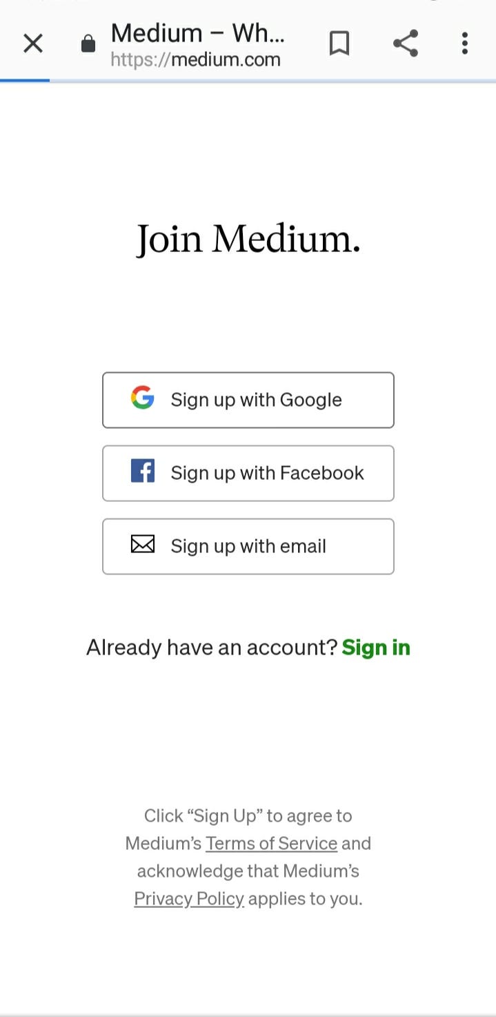 How to Generate a Free account on medium. | by Deepika Sharma | Medium