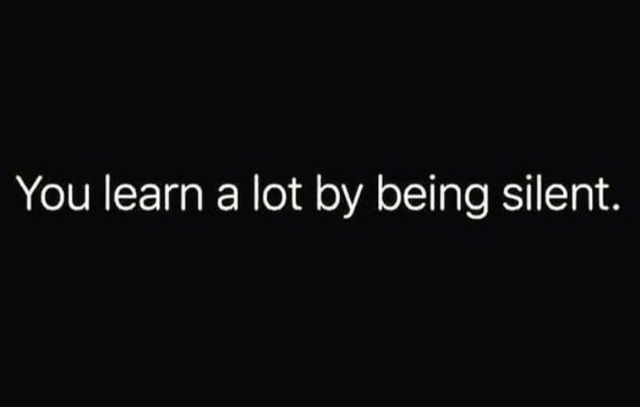 THE POWER OF BEING SILENT. Here's what you actually want to know! | by ...