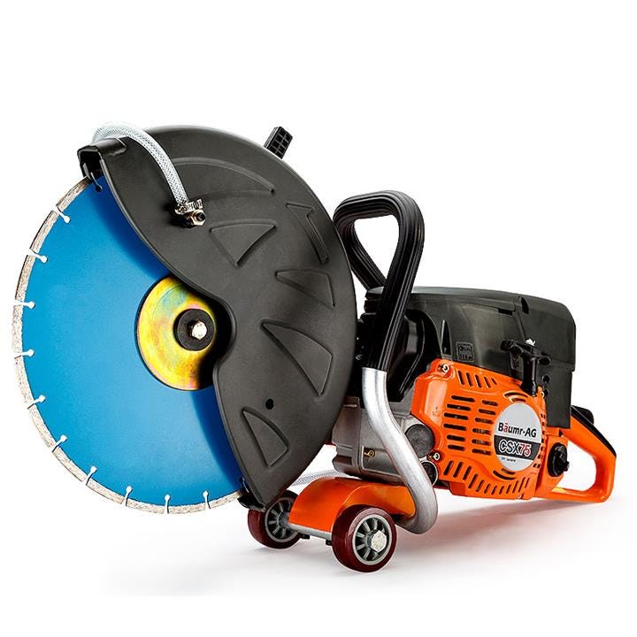 Baumr-AG Concrete Cut Off Demolition Saw Wet Demo Road Cutter Brick ...