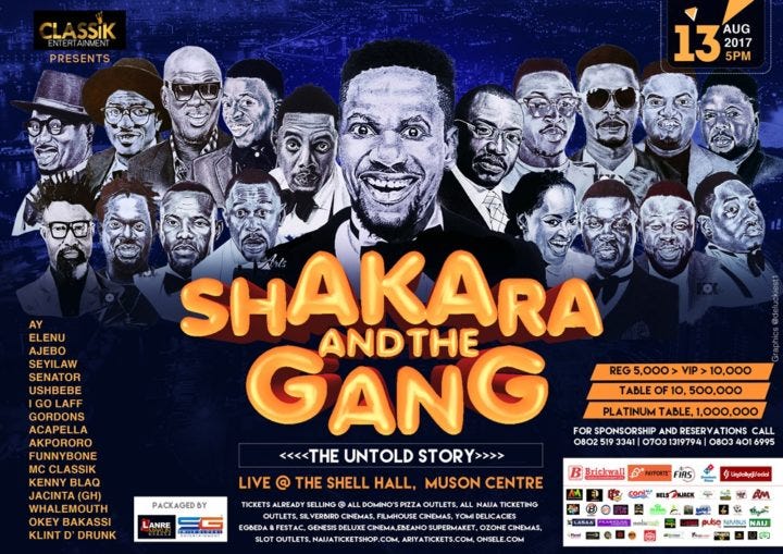 EVENTS: SHAKARA AND THE GANG 2017 (The Untold Story) | by RadioWaka.Com ...