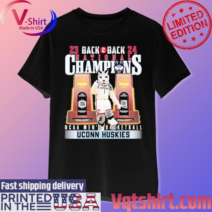 Official Uconn Huskies Back 2 Back National Champions Men’s Basketball ...