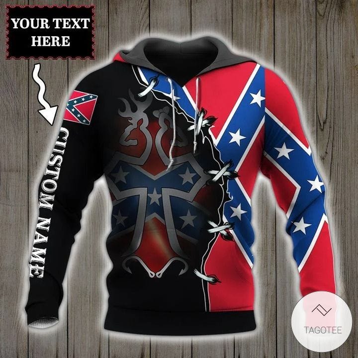 Rebel Confederate Flags 3D Hoodie: A Statement Piece | by Paxtongarcia ...
