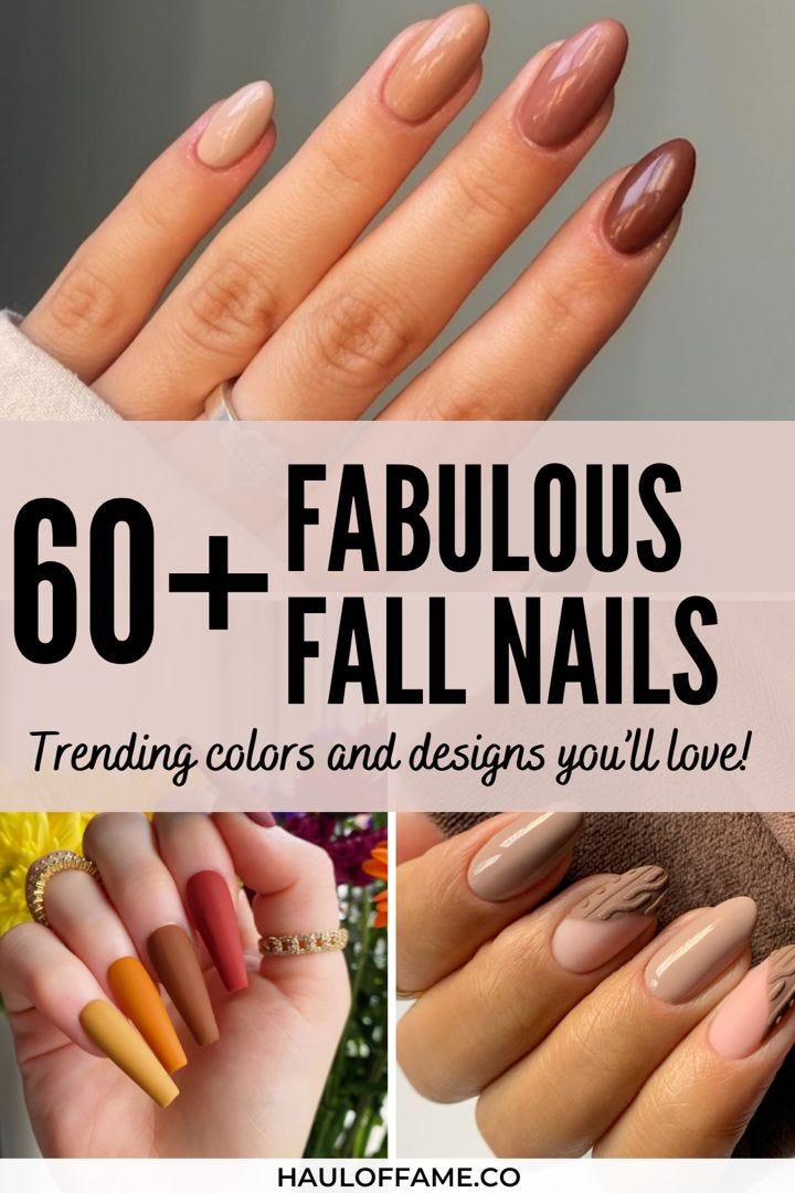 60+ Classy and On Trend Fall Nail Designs And Colors To Flaunt This ...
