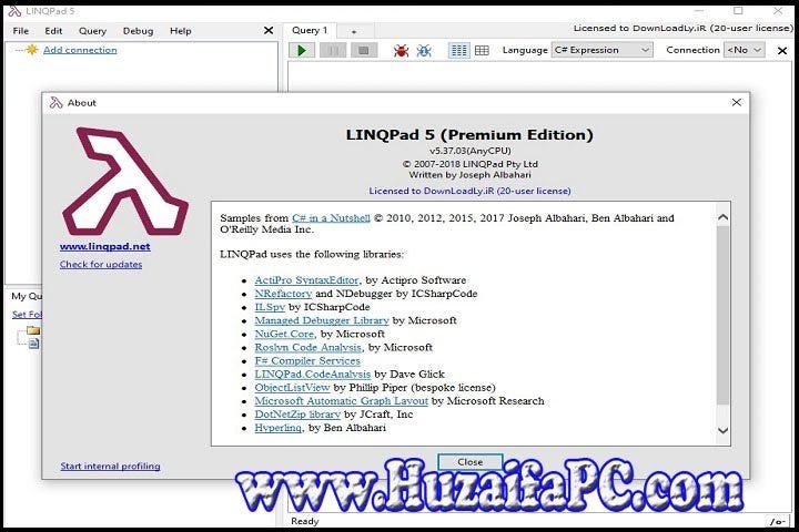 LINQPad 7.5.16 Premium PC Software Free Download — HuzaifaPC.com | by Pygkmtykmyt | Mar, 2024 ...