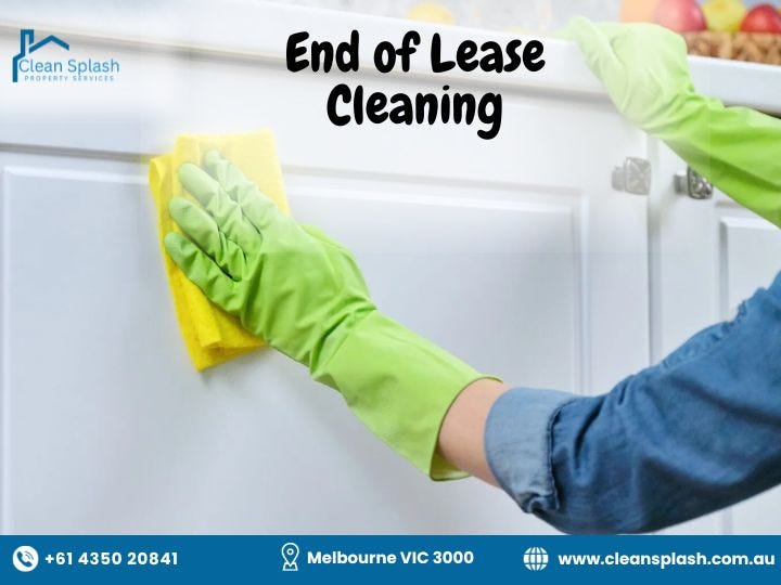 Clean Splash: Hassle-Free End of Lease Cleaning Service Provider in ...