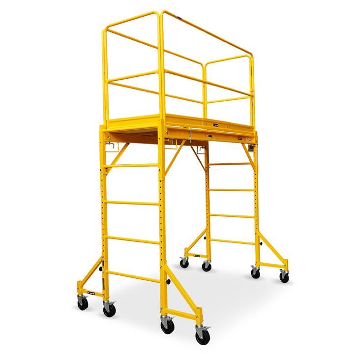 Mobile Scaffold Platform — Baumr-AG 1.9 x 0.8 x 1.8m Adjustable - ken ...
