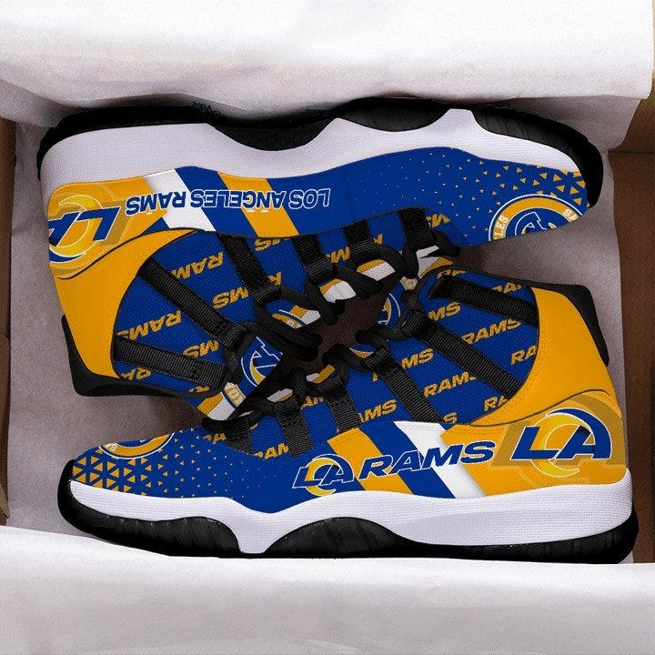 Los Angeles Rams Shoes The Ultimate Fan Accessory | by rinmonshop | Medium