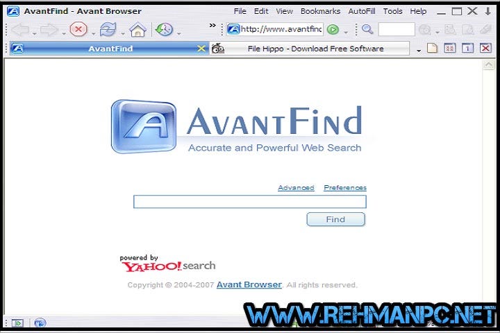 Avant Browser -build-3 PC Software — PC Tool Provider Site — RehmanPC ...