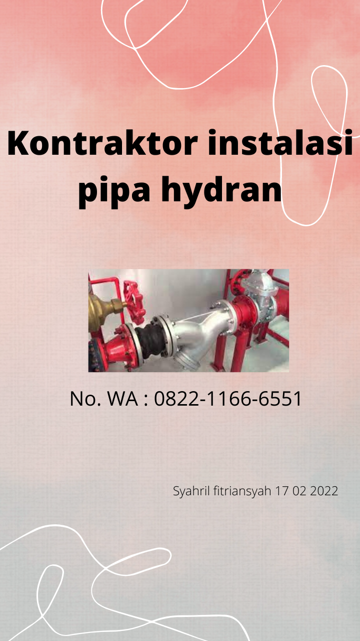 Mengerjakan Pemasangan Pipa Hydrant Box TERPERCAYA Wa 0822-1166-6551 ...