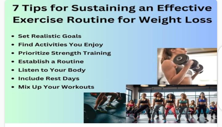 7 Tips for Sustaining an Effective exercises Routine for weight loos ...