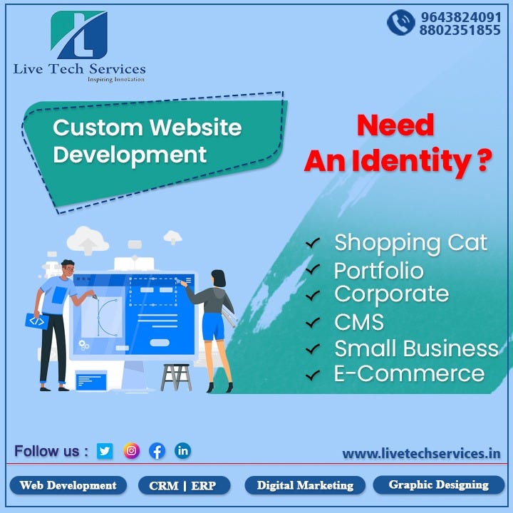 Custom Website Development - Live Tech Services - Medium