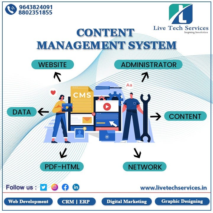 Content Management System - Live Tech Services - Medium