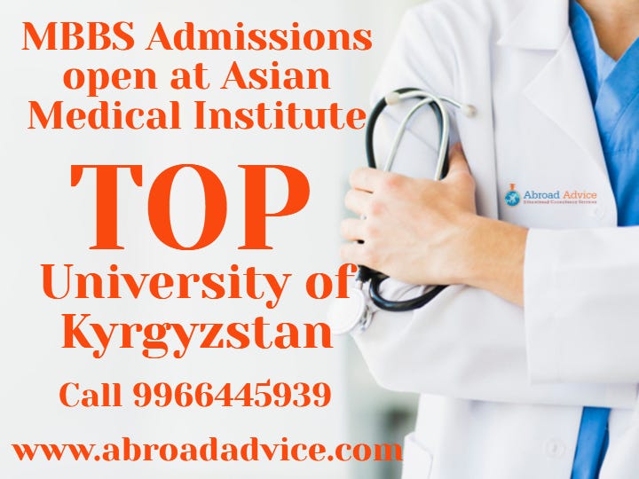 MBBS 2019 Admissions at Asian Medical Institute | by abroad advice | Medium