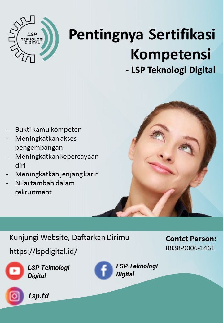 Pentingnya Sertifikasi Kompetensi — LSP Teknologi Digital | by ...