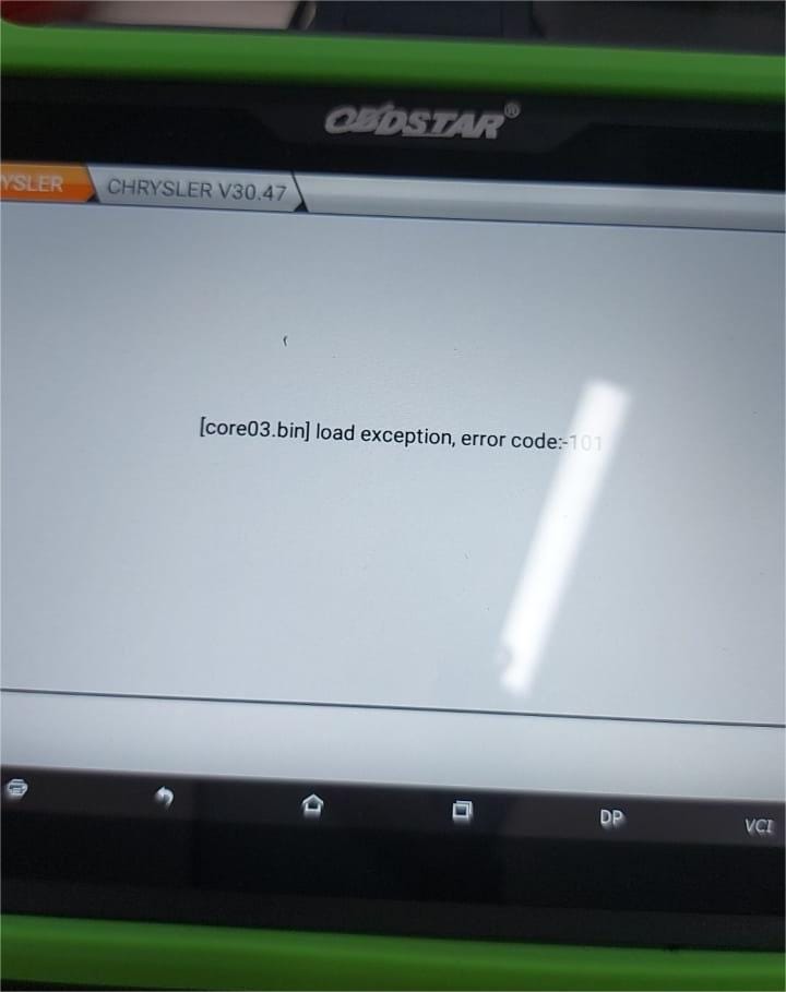 How to solve OBDSTAR X300 DP Plus “Loading exception, error code: -101” - Lin obd2gate - Medium