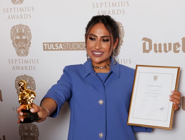 Emirates Actress Amal Mohamed wins Best Asian Actress at the Septimius ...