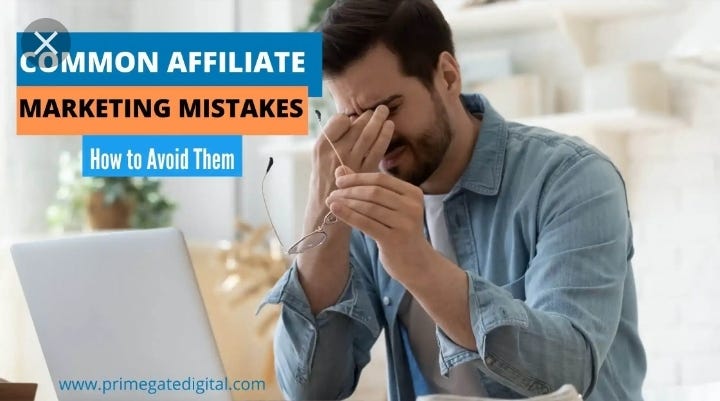 How To Avoid The 3 Most Common Affiliate Mistakes | by Jerry yakubu ...