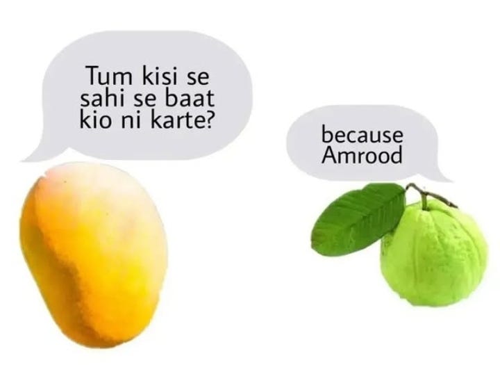 broken humour having fun. episode silly post 01; Fruit Joke… | by Nidhi ...