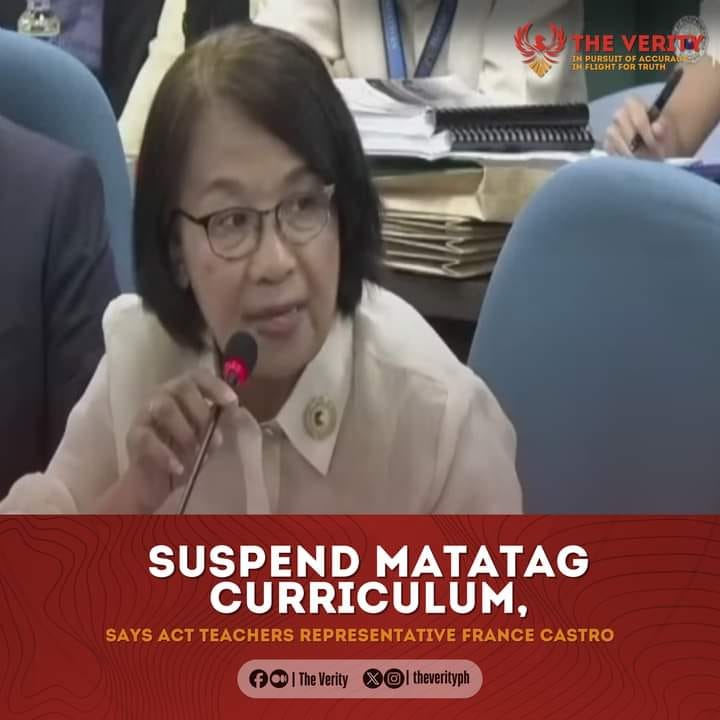 ACT Teachers Representative France Castro encourages DepED Secretary ...