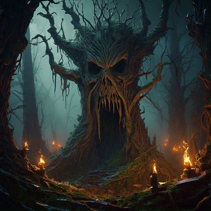 THE EYES IN THE DARK:. The dense forest had always been a… | by Jenibirth G Momin | Aug, 2024 ...