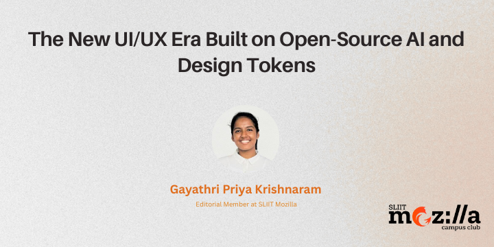 The New UI/UX Era Built on Open-Source AI and Design Tokens | by ...