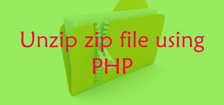 Unzip your zip archive file using raw php | by Md. Jahidul Islam | Medium