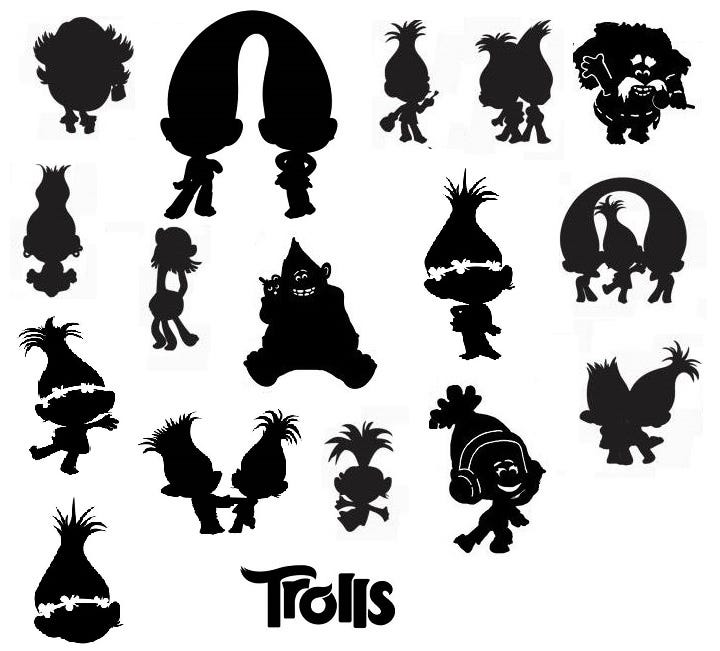 Princess Poppy Troll svg bundle clip art drawing image - Abananas - Medium
