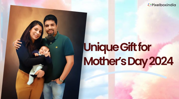Memorable Unique Gift for Mother’s Day 2024: Digital Portrait Painting ...