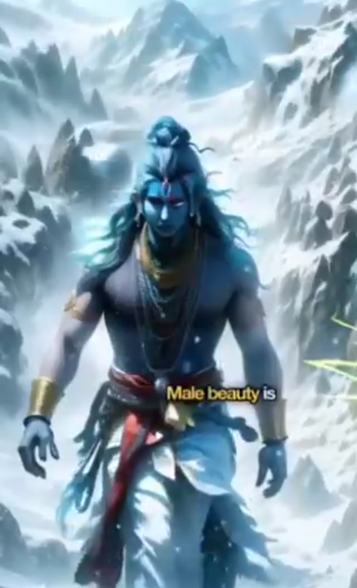 Male beauty is Shiva himself, who captivated Shakti’s wild heart. It is ...
