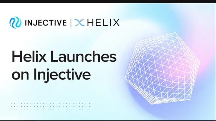 Helix is now live on Injective! Injective Pro is rapidly expanding its ...