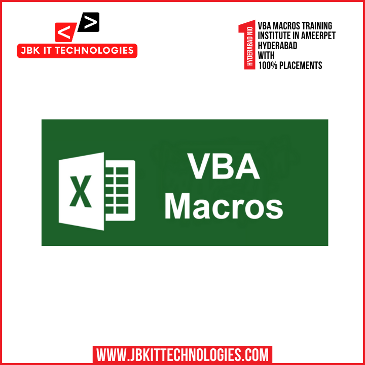 Best VBA Macros Training Institute In Hyderabad | by JBK IT Technologies | May, 2024 | Medium