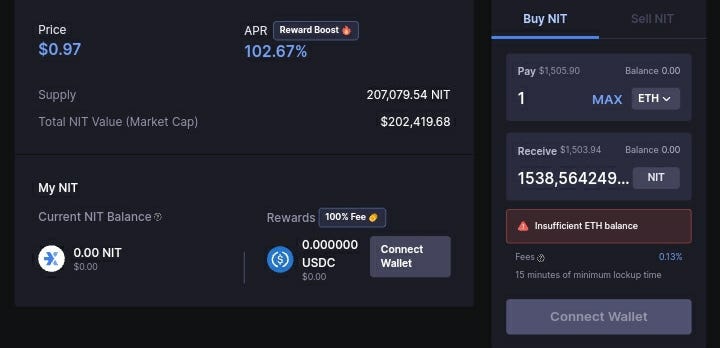 What can I do with NIT tokens?. NIT can be bought using any index asset ...