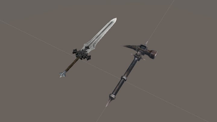 2 weapons-1. [Asset introduction] English… | by Cutthemelon | Medium
