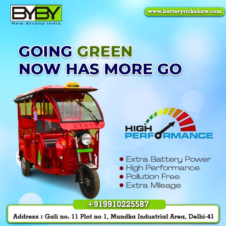 Go Green Now has more go India’s premier manufacturer of E rickshaw ...