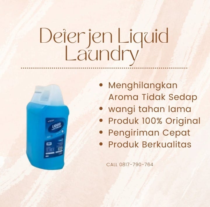Deterjen Liquid Laundry Jakarta Tanah Abang Call 0817-790-764 Deskripsi ...
