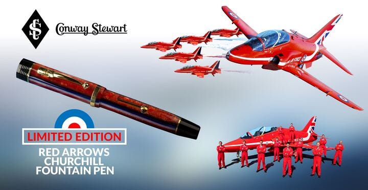 Red Arrows Commemorative Pen, 2006 | by Rebecca R | Conway Stewart | Medium