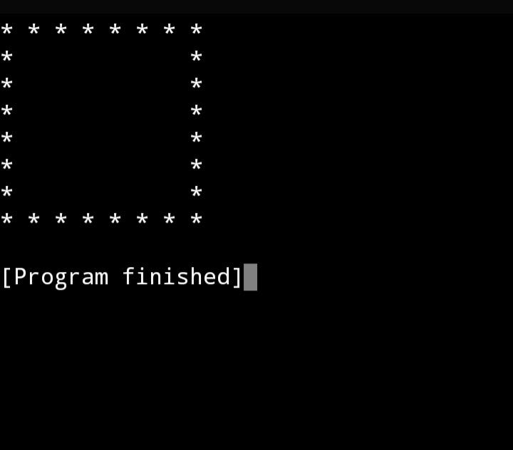 Program to print square and rectangular Pattern - Sakshi Singh - Medium