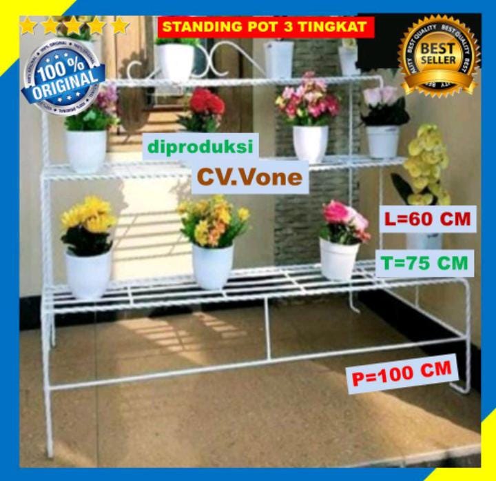 FREE ONGKIR!! CALL 081328680537, Rak Bunga Besi Antik, Rak Bunga Besi ...