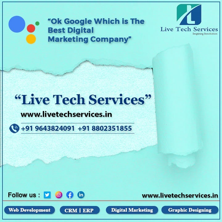 Best Digital Marketing Service - Live Tech Services - Medium