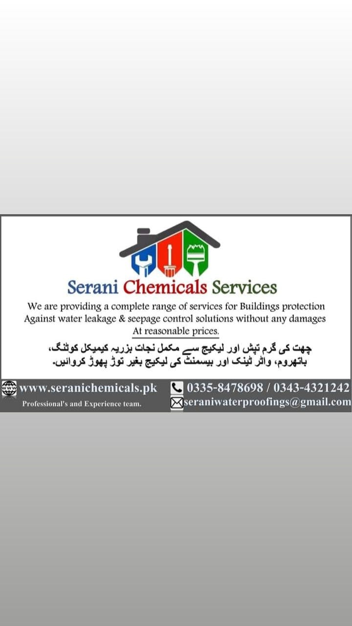 Serani Chemicals provide complete consultation Waterproofing and Heat ...