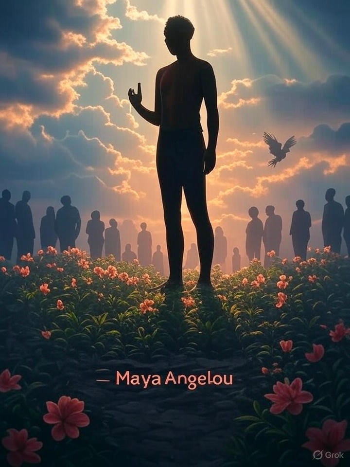 The Unbreakable Spirit: Maya Angelou’s Timeless Call to Rise Above ...