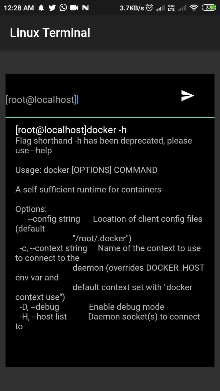 Flutter Task 4: Linux Terminal App (with StreamBuilder class) | by Achint Kansal | Medium