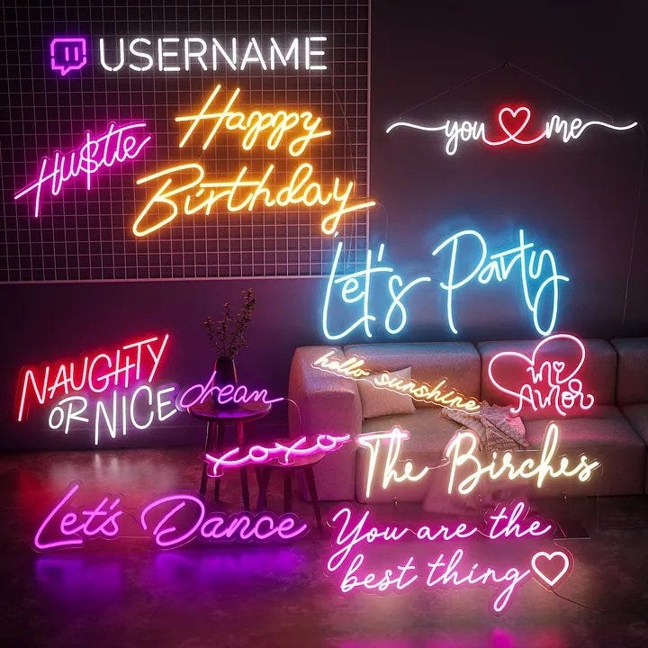 Por qué los Letreros de Neón Personalizados son Perfectos Para Eventos ...