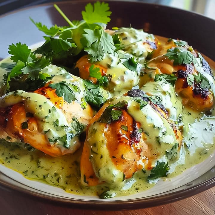 Delicious Chicken Breasts with Cilantro Cream Recipe Ingredients and ...