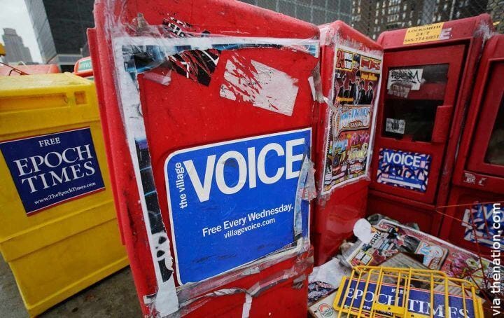 The Death of The Village Voice. The Village Voice is Dead. Long live ...