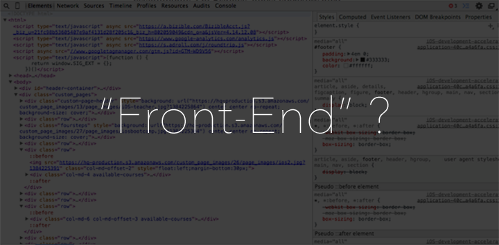 Clarifying the 5+ roles of a “Front-End Web Developer” | by Will Little ...