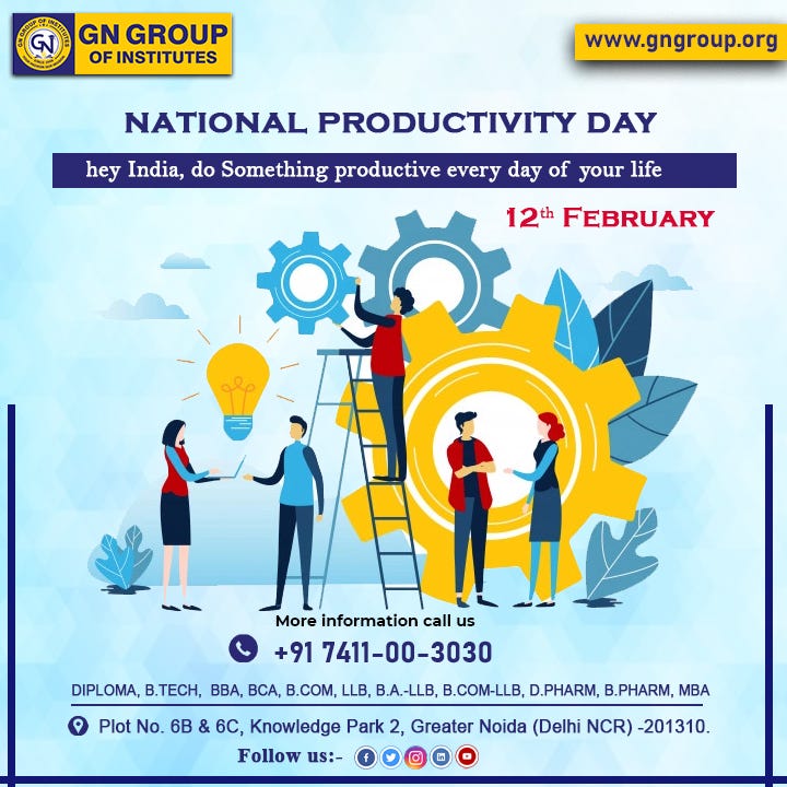 National Productivity Day is stimulating and promoting productivity and ...