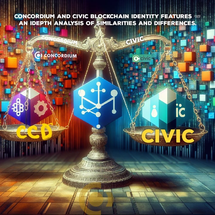 CONCORDIUM AND CIVIC BLOCKCHAIN IDENTITY FEATURES — AN IDEPTH ANALYSIS ...