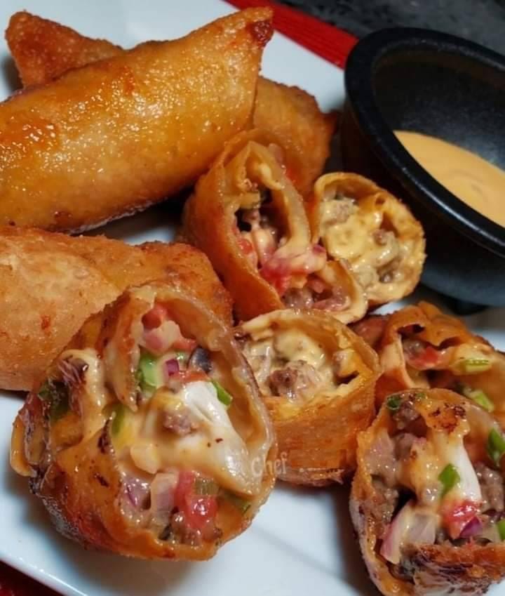 nacho egg rolls - Easy Recipes to Feed a Big Family - Medium