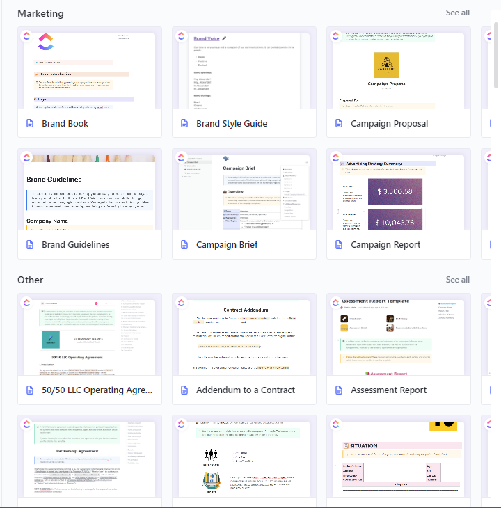 ClickUp Guide Part 5: Documentation Folders + Statuses | by Klara ...